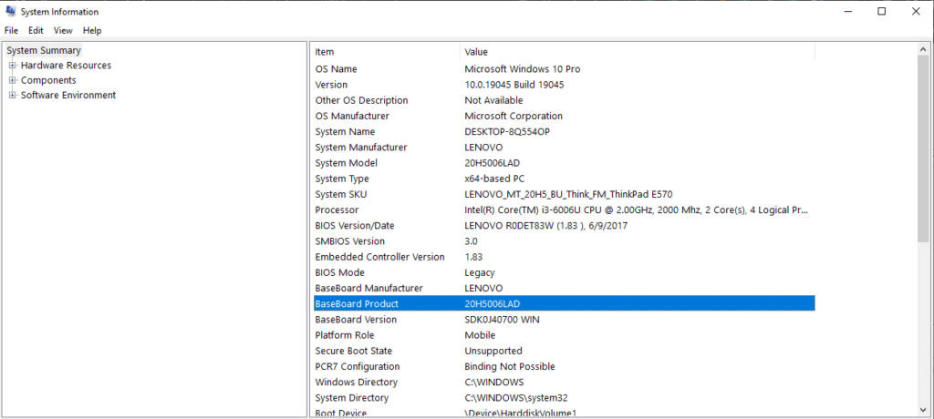 How to find out what motherboard I have?
